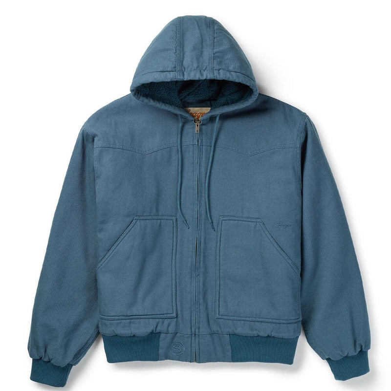 Bison Insulated Jacket Stormy Blue – Seager Co.