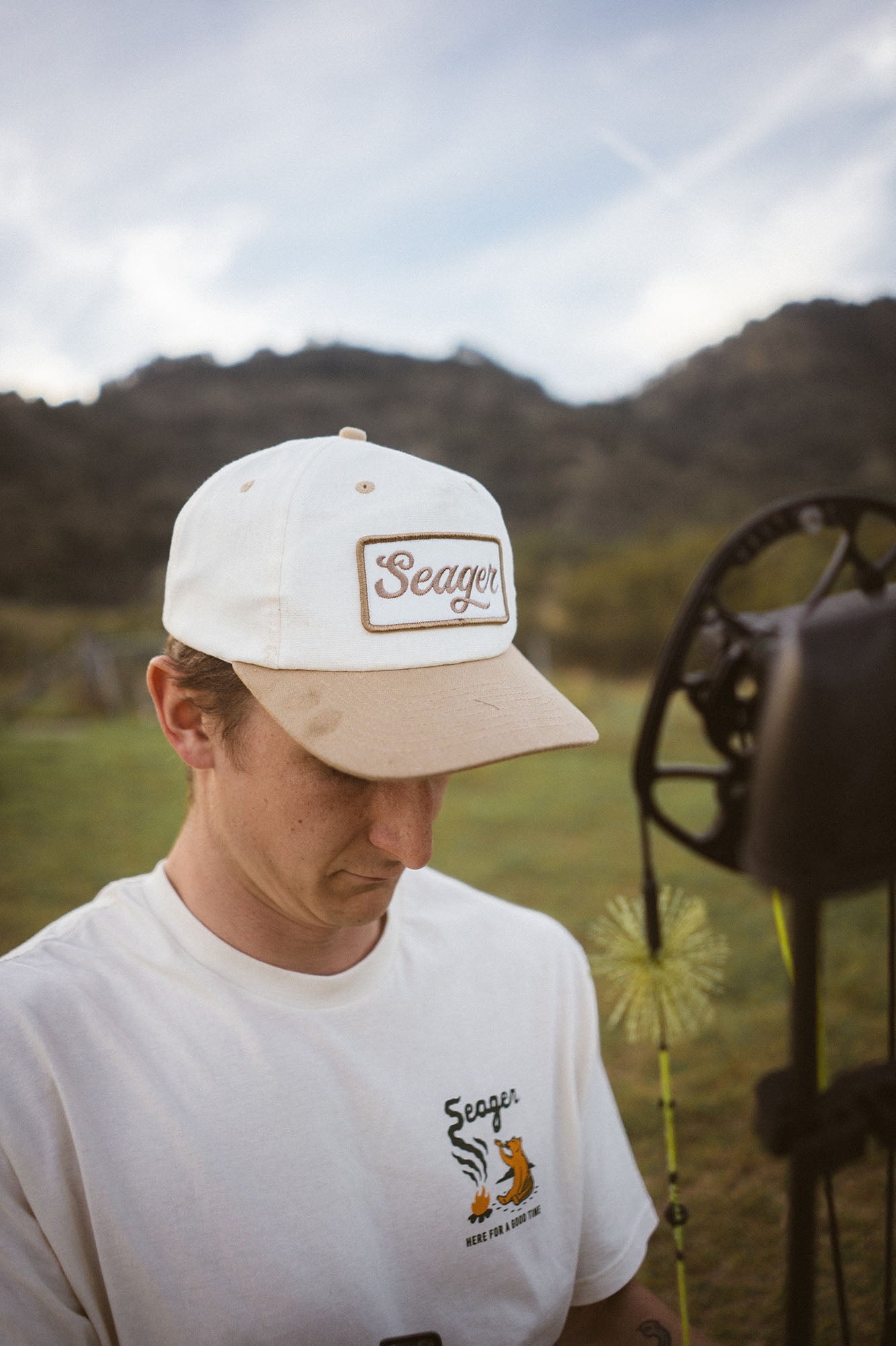 Uncle Bill Snapback Cream/Khaki | Seager Co.