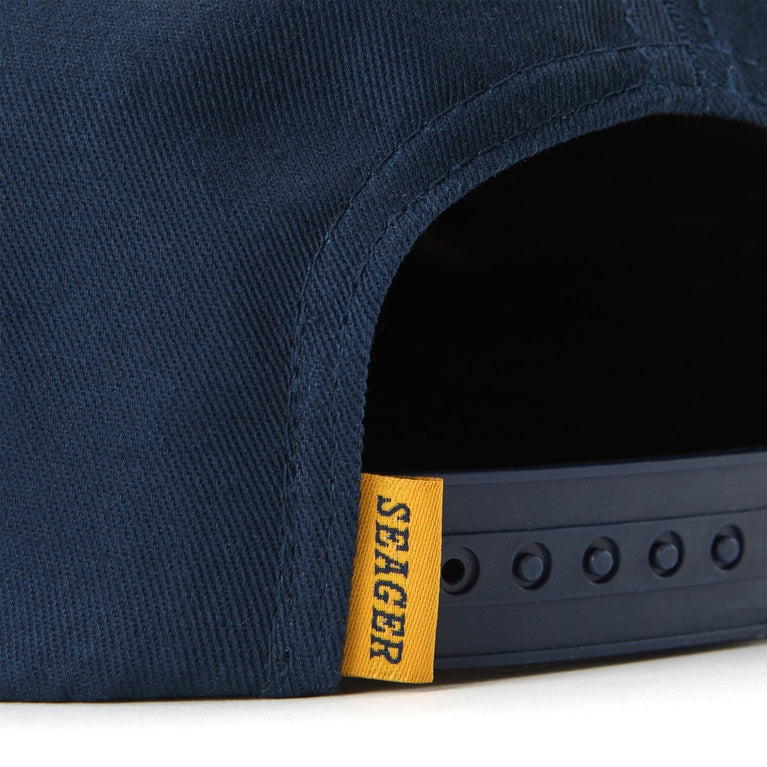Los Rios Canvas Snapback Navy – Seager Co.