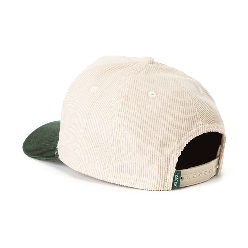 Los Rios Corduroy Snapback Natural/Green – Seager Co.