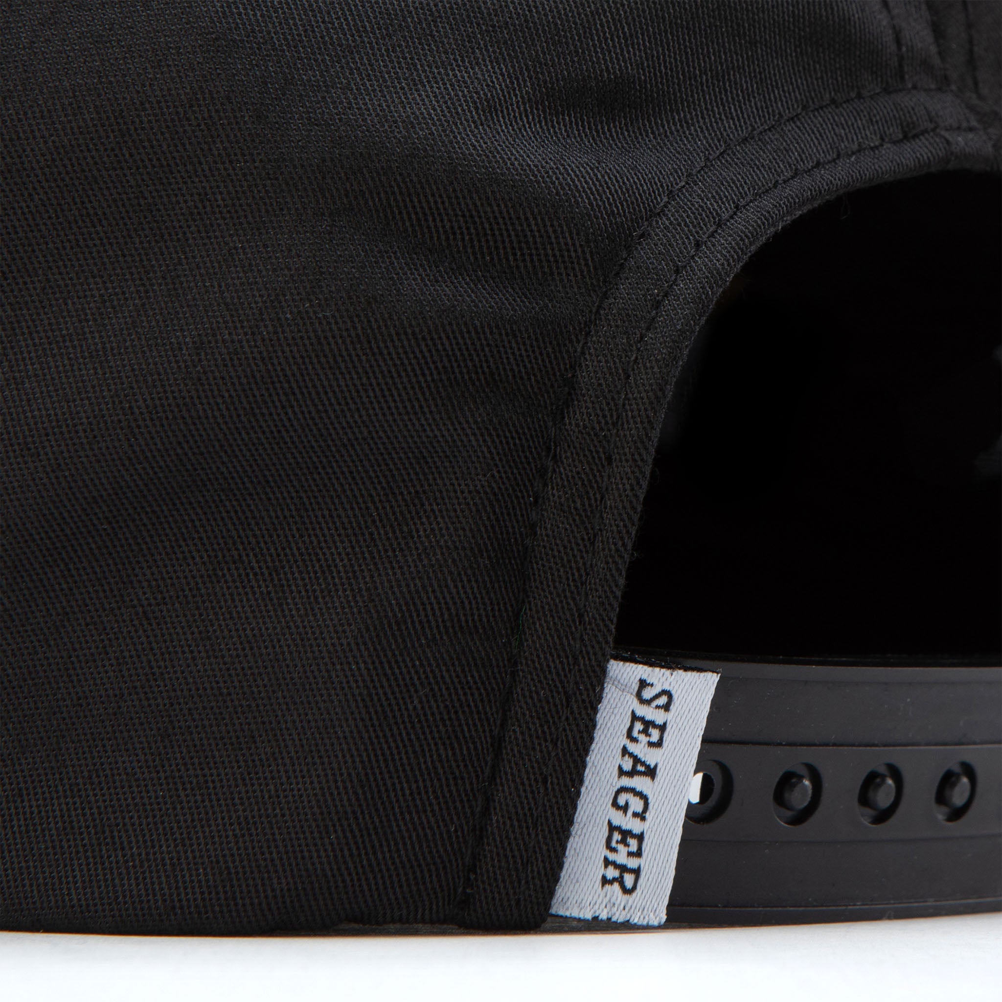 Branded Snapback Black | Seager Co.