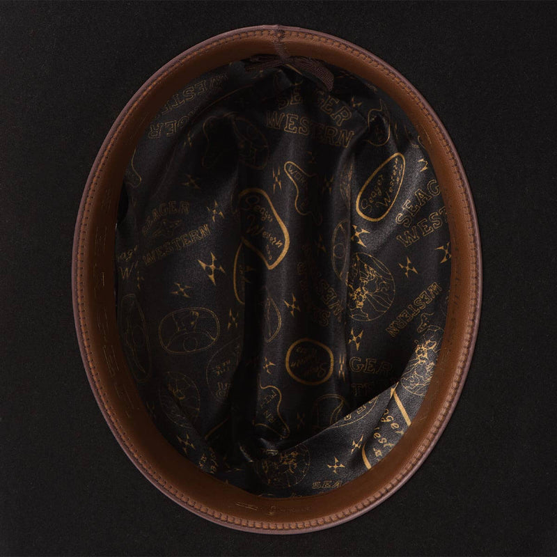 Longhorn 4X Hat Black | Seager Co.