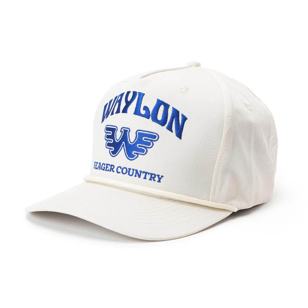 Seager x Waylon Jennings Country Snapback White – Seager Co.